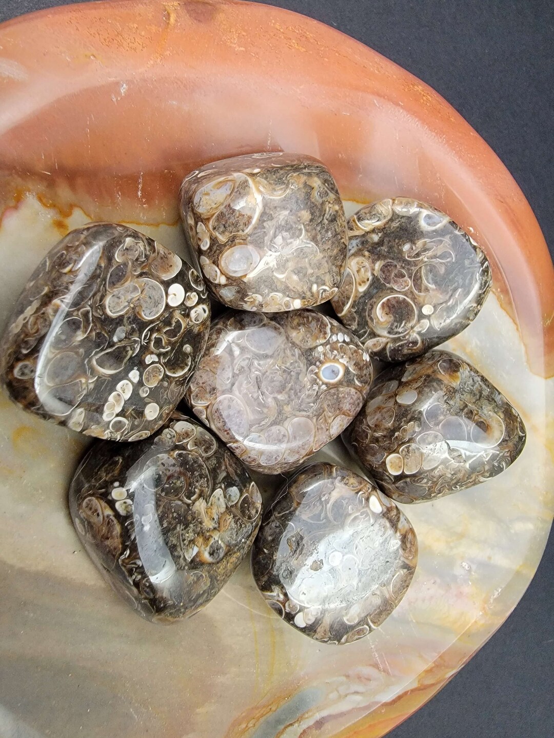 Shell Jasper Tumbles Shell Jasper Tumbled Stones Crystal Stones ...