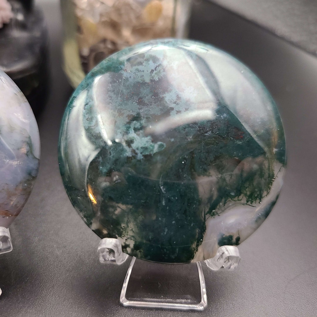 Moss Agate Discs - Moss Agate Wafers - Moss Agate Disks - Video ...
