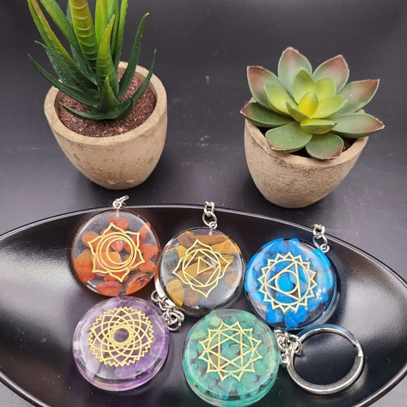 Rainbow Chakra Crystal Chip Set | Etsy