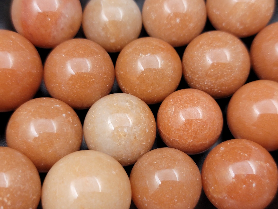 Mini Peach Aventurine Spheres - Crystal Spheres - Witchy - Crystal ...