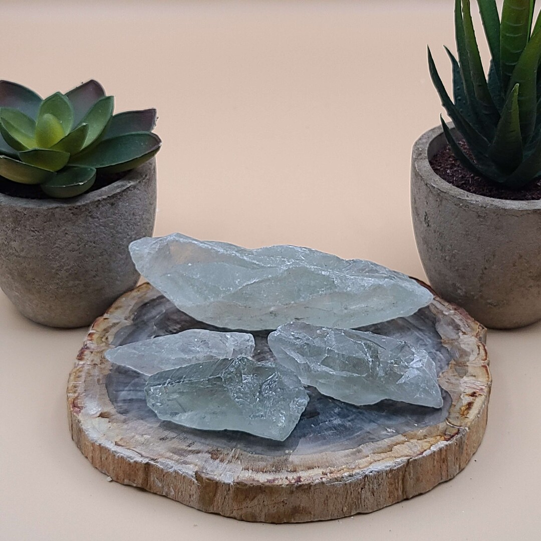 Raw Prasiolite Green Quartz | Natural Rough Crystal Stone | Small to XL ...