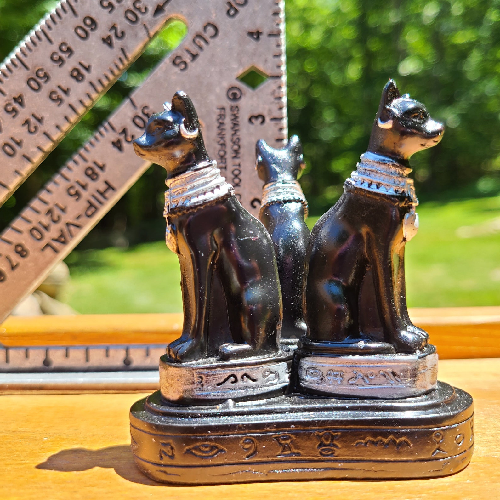 Bastet Sphere Stand Egyptian Cat Sphere Stand - Etsy