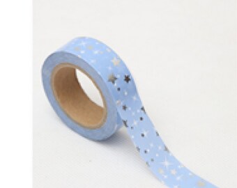 Blue Star Washi Tape | Etsy