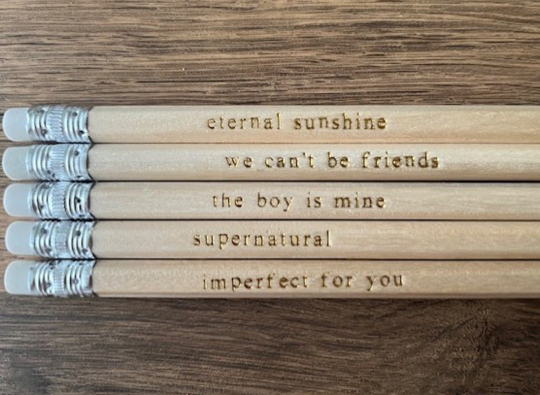 Ariana Grande Pencils Customised Pencils Featuring Eternal Sunshine ...