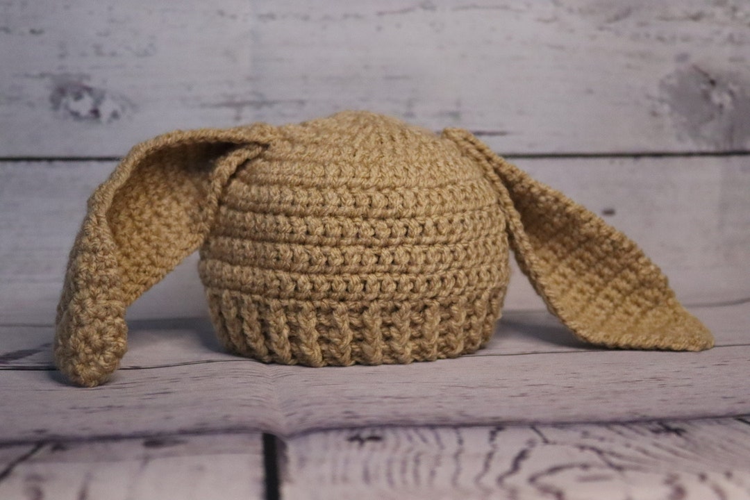 Handmade Crochet Easter Bunny Hat Newborn, 0-3 Months, 3-6 Months, 6-12 ...