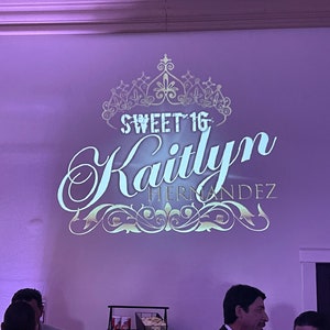 Custom Quinceanera Logo | Quinceanera Monogram | Digital Quince Gobo ...