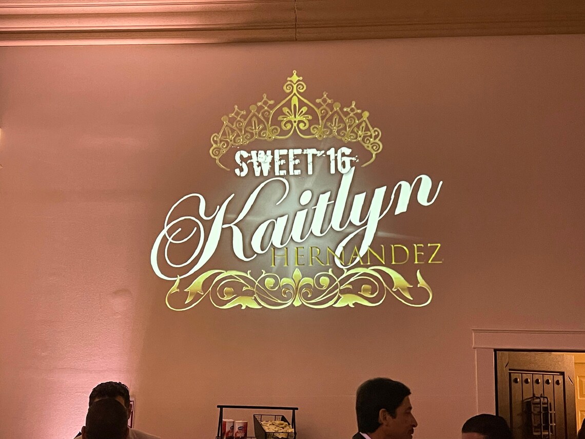 Custom Quinceanera Logo | Quinceanera Monogram | Digital Quince Gobo ...