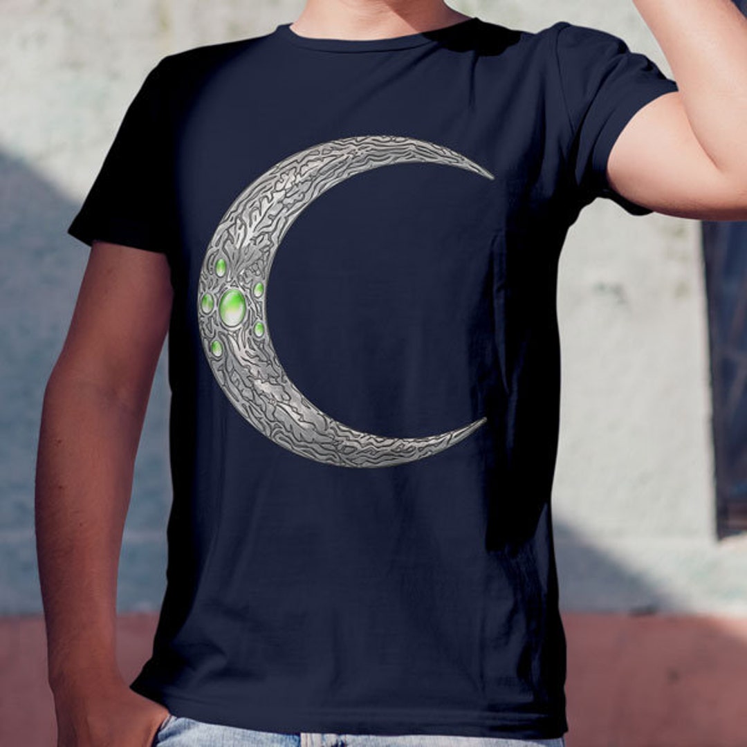 Corellon Larethian T-shirt | Dnd Shirt | Elven Shirt | Crescent Moon ...