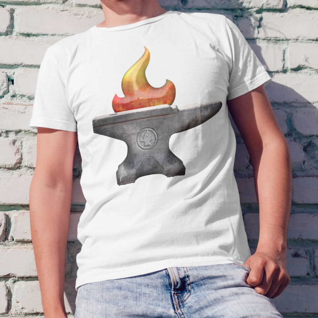 Moradin T-shirt | Dwarven God Shirt | Smith Shirt | Anvil Tee ...