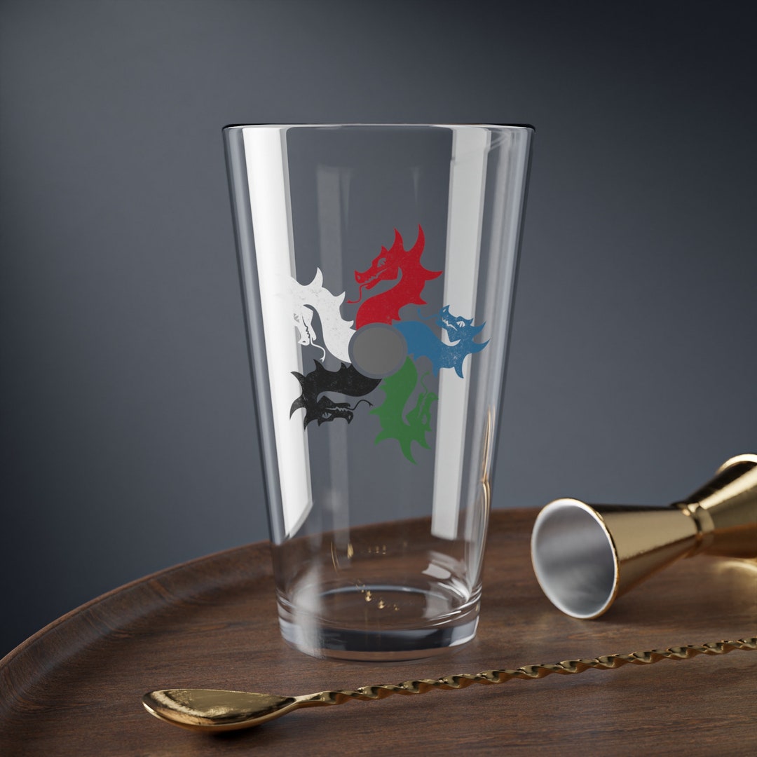 Tiamat Glass | God of Dragons | Evil Deity | Dnd Glassware | Dungeons ...