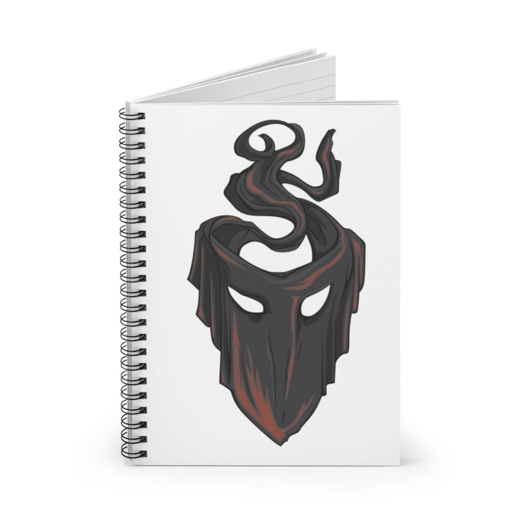 Mask Spiral Notebook (dnd Deity of the Shadows) | Notepad | Journal ...