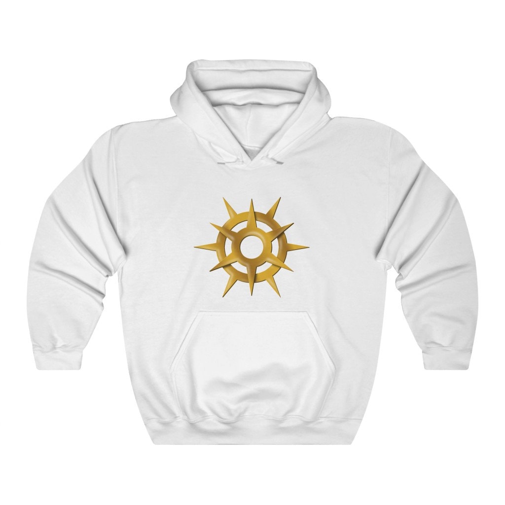 Pelor Unisex Pullover Hoodie Sweatshirt Gold Sun Symbol Hoodie Sun Star ...