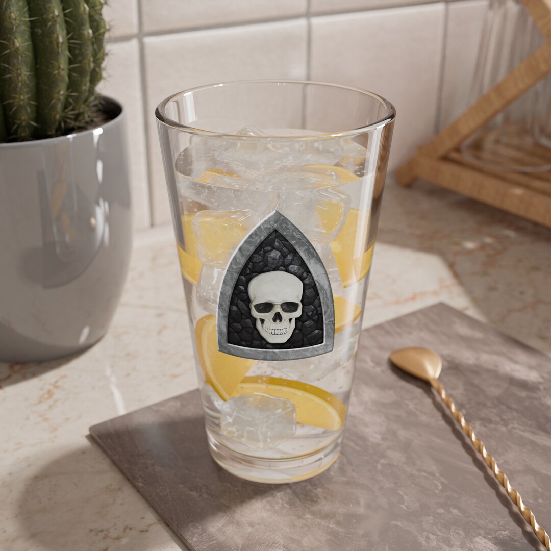Myrkul Glass | Lord of Bones | the Reaper | Evil Deity | Dnd Glassware ...