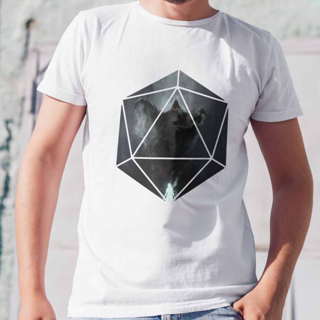 Dark Entity D20 Shirt Dungeons & Dragons Geeky Dnd Shirt Dungeon Master ...
