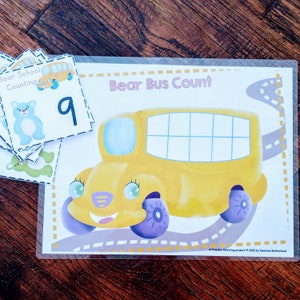 Back to School Math Count Match Activity Printable Preschool Worksheets ...