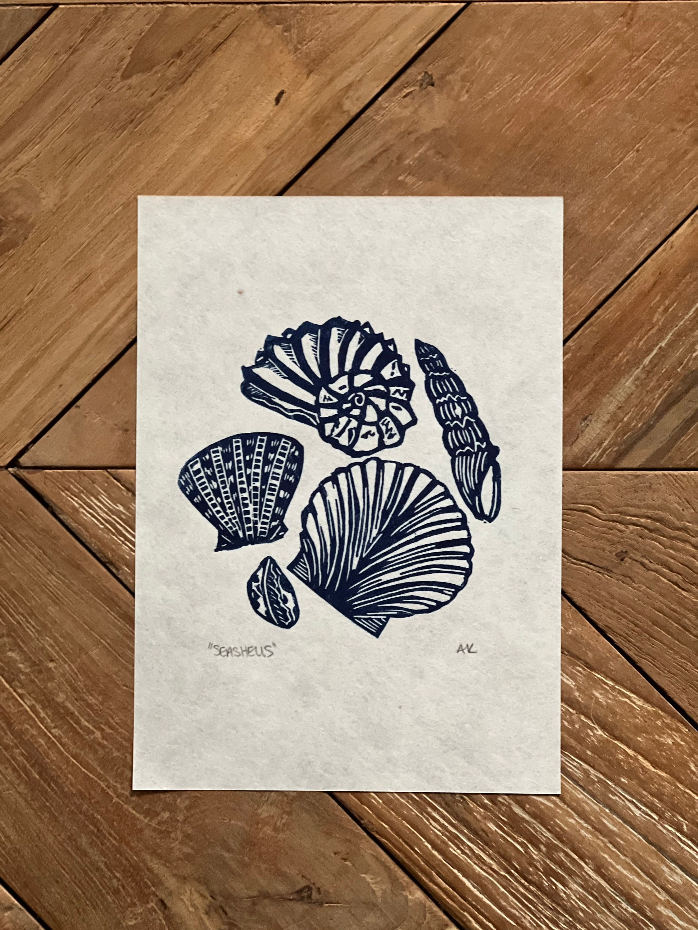 Bay Seashell Template
