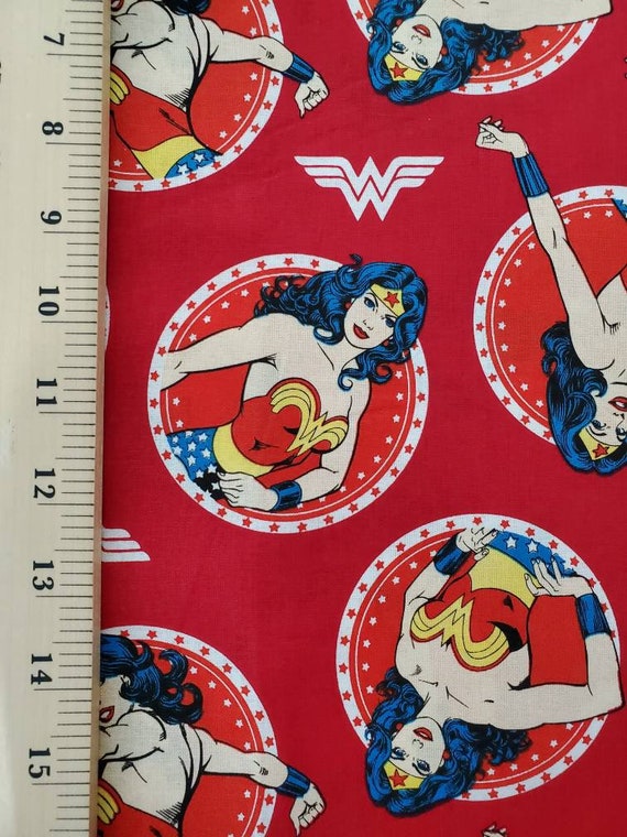Wonder Woman Fabric By The Yard