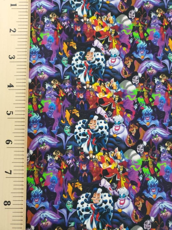 Jewelry Making & Beading Materials Disney Villains Fabric By the Yard ...