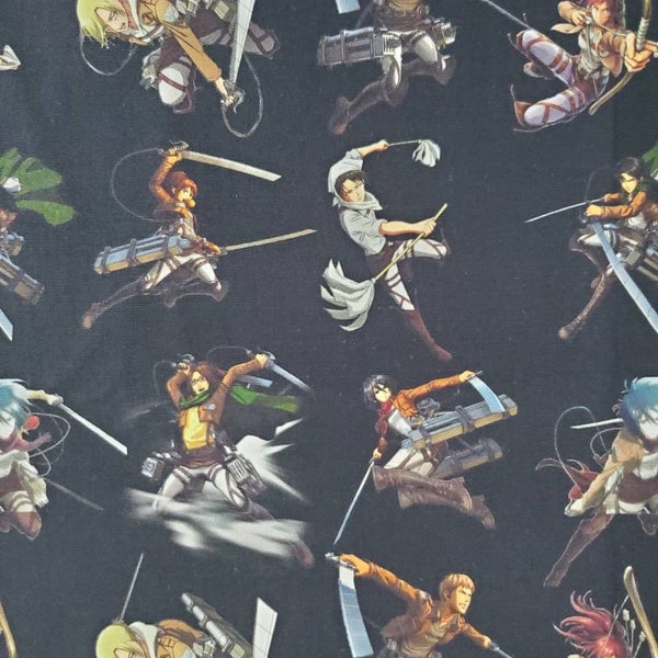 Anime Fabric - Etsy
