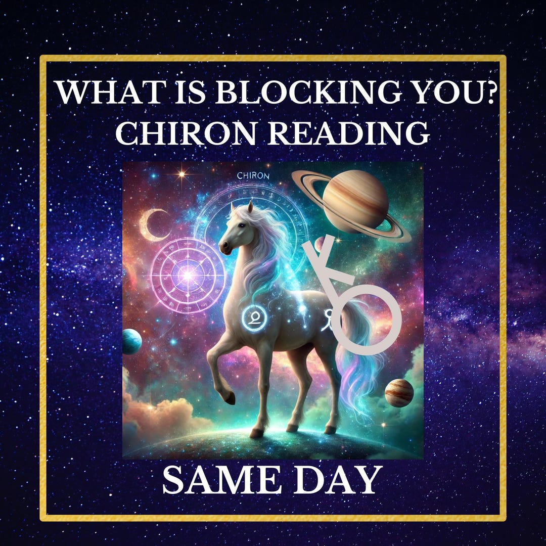 Chiron Astrology Reading What's Blocking You Email - Etsy