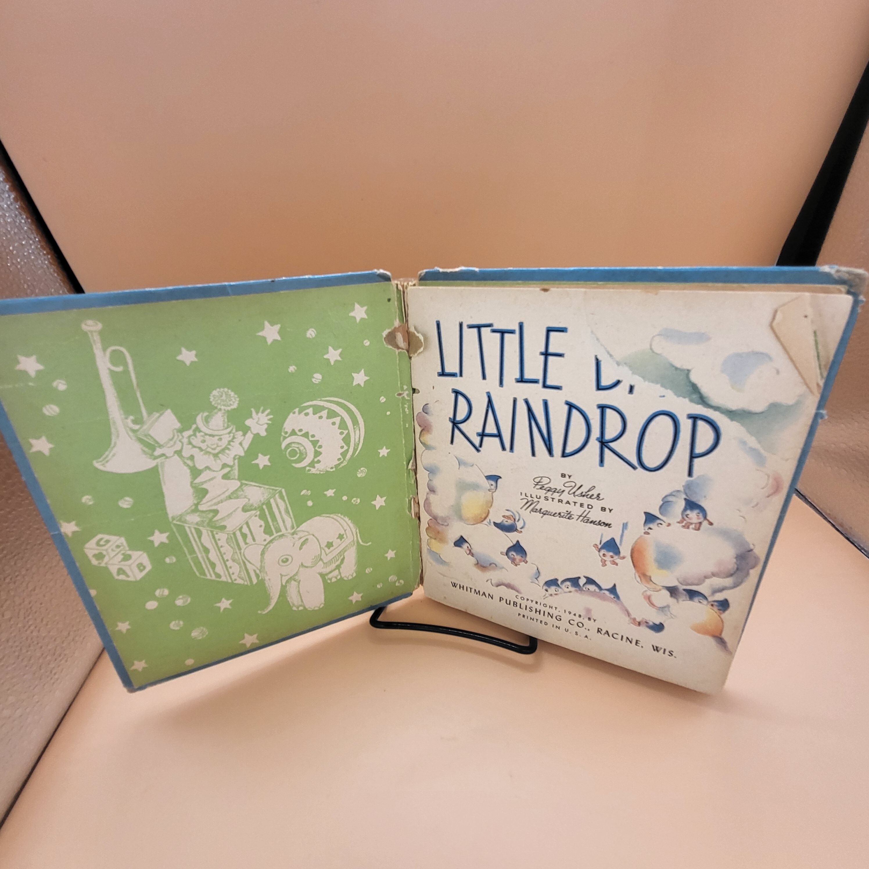 Little Bitty Raindrop Book by Peggy Usher and Marguerite Hanson ...