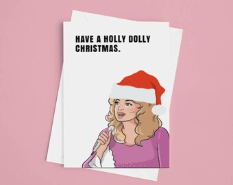 Dolly Parton Holiday Card - Etsy