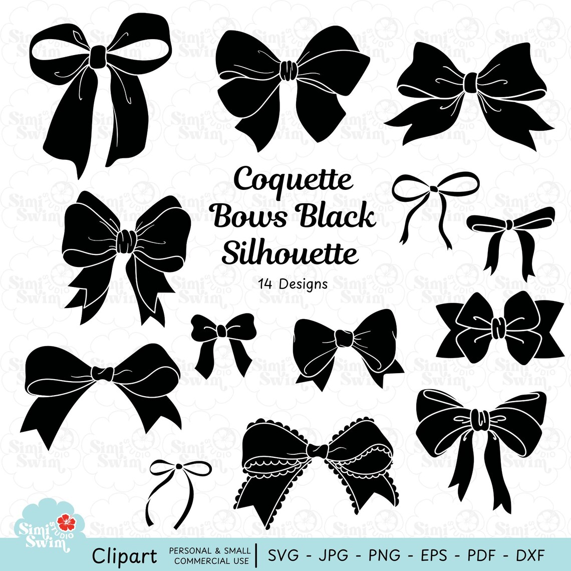 Coquette Bow Aesthetic SVG + PNG Bundle | Cut File for Cricut | Bows ...