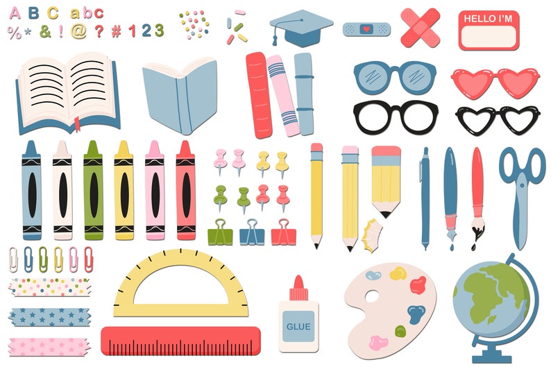 Back to School Clipart Svg Classroom Svg Clipart School Svg Teacher ...