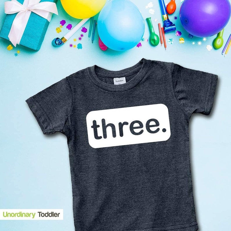3rd Birthday Shirt Boy Third Outfit 3 Year Old Toddler Gift - Etsy