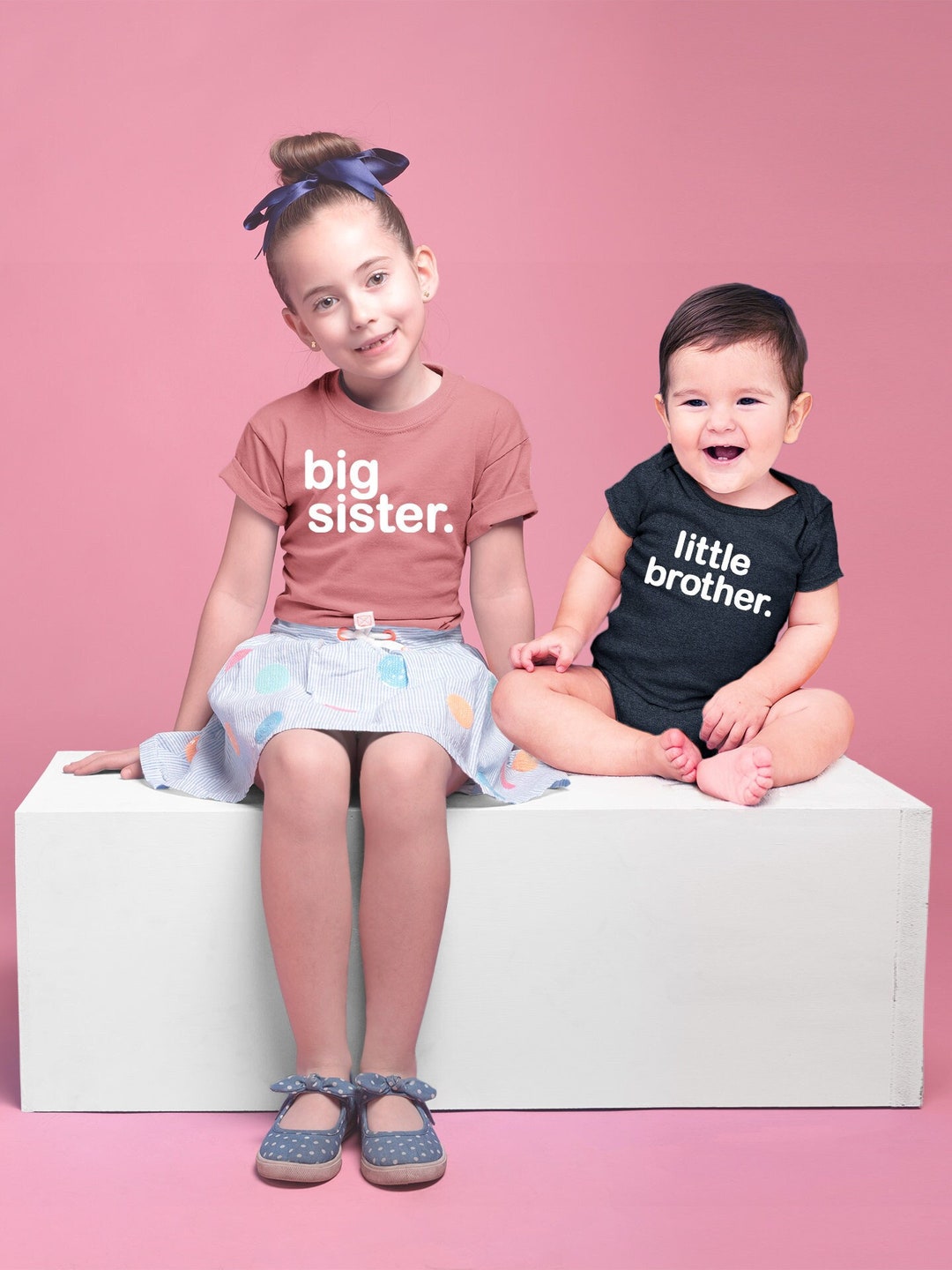 Big Sister Little Brother Outfit Matching Shirts - Etsy