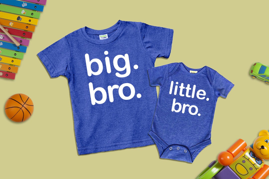 Big Bro Little Bro Shirts Big Brother Little Brother Shirt - Etsy