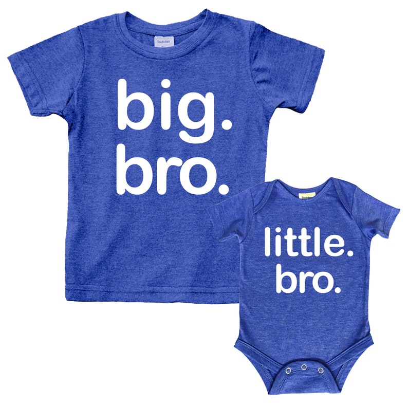 Big Bro Little Bro Shirts Big Brother Little Brother Shirt - Etsy