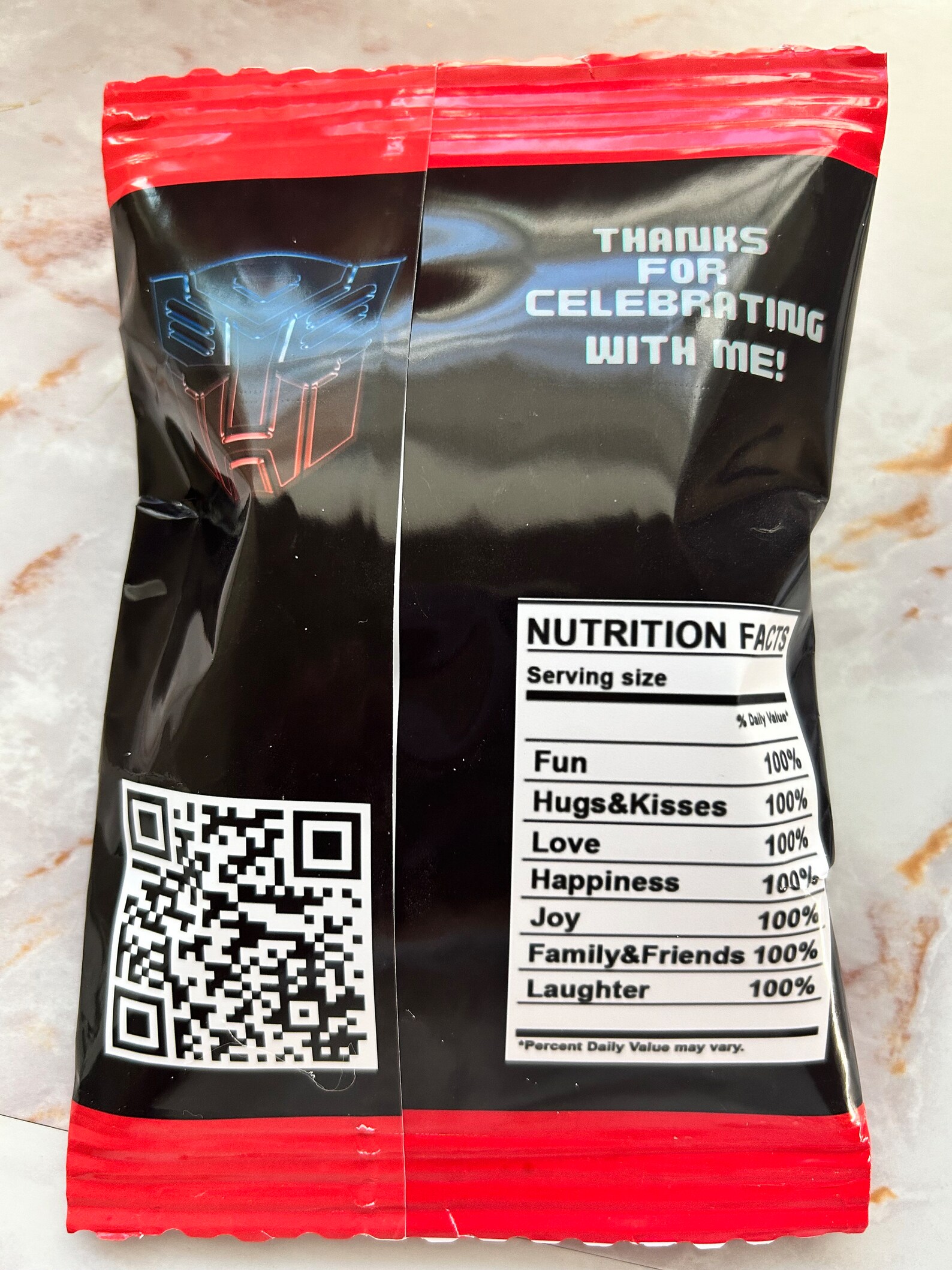 Transformers Optimus Prime Chip Bag PNG - Etsy