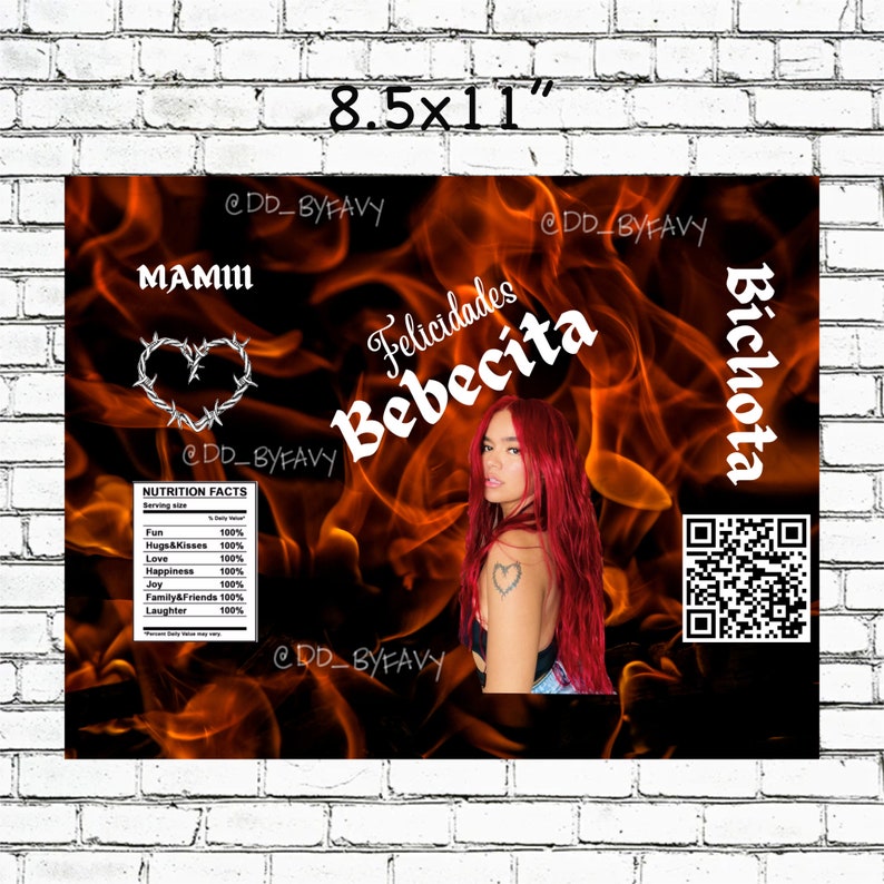 Karol G Red Hair Chip Bag - Etsy