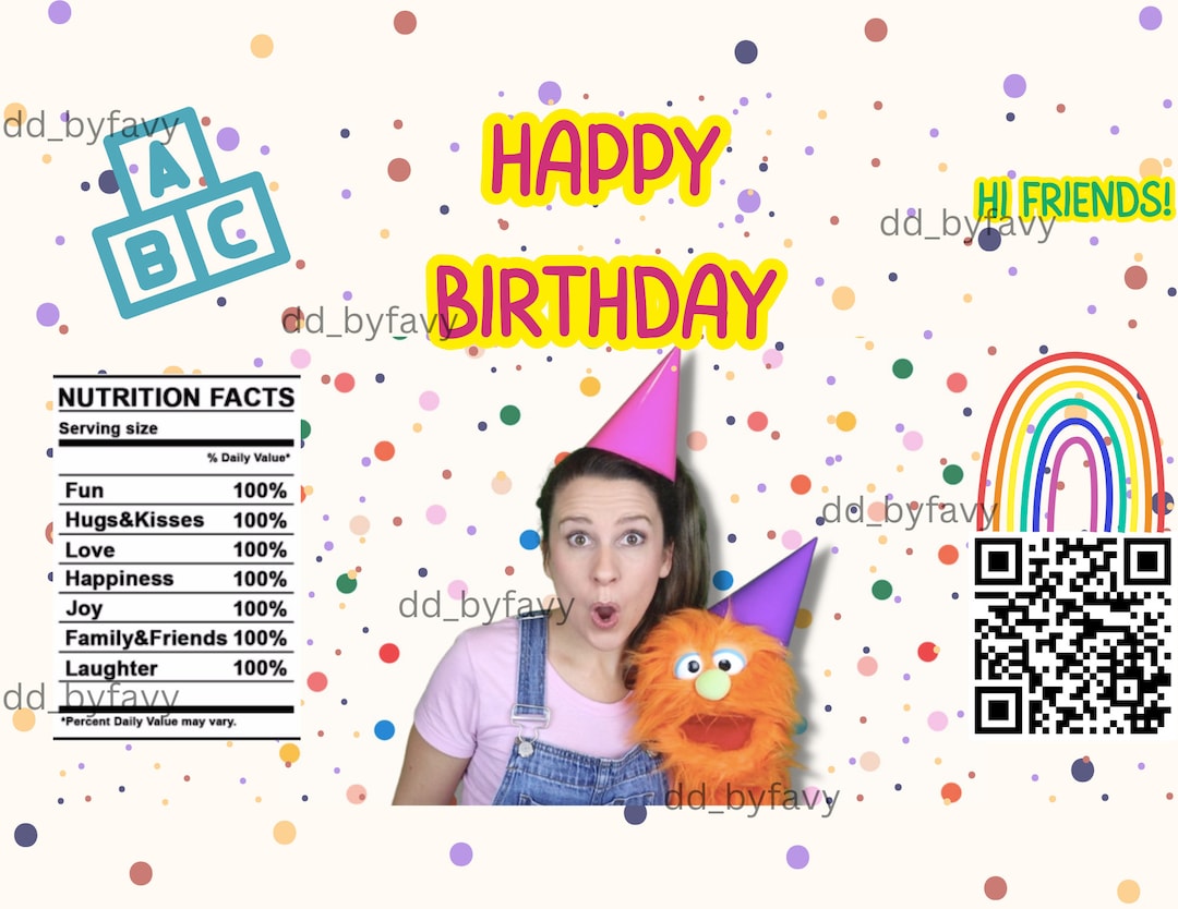 Ms. Rachel Chip Bag PNG - Etsy