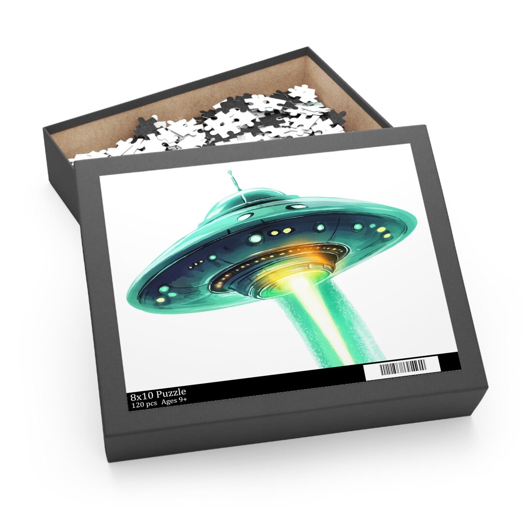 Alien Spaceship - UFO Jigsaw Puzzle -| 120, 252 or 500 Pieces - Aliens ...