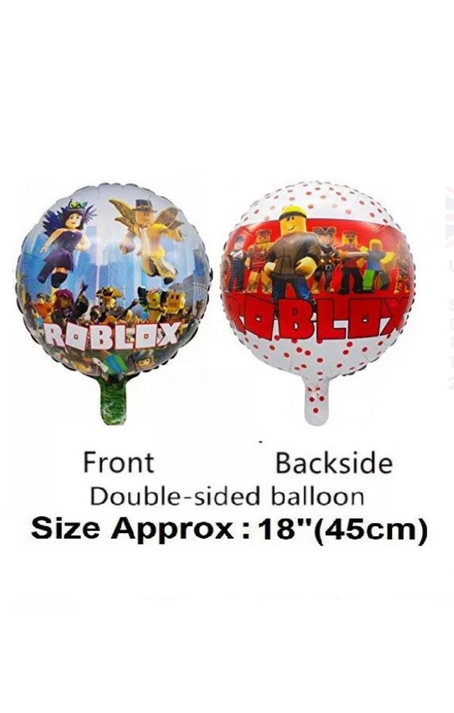 Brand New Roblox Themed 18” Double Sided Foil Balloon Kids Birthday ...