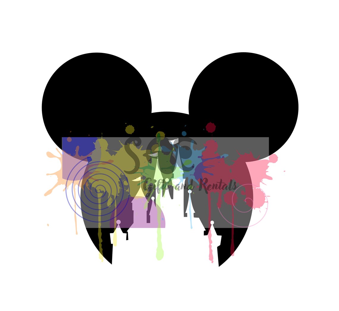 Mickey Head Castle SVG. Cricut Ready. - Etsy
