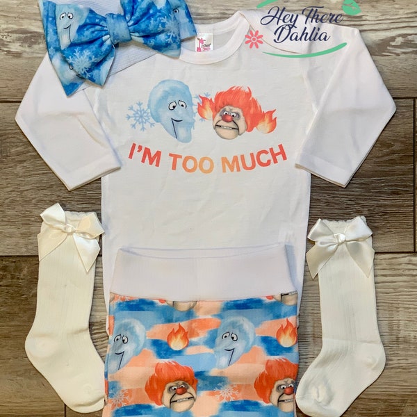 Heat and Snow Miser Svg - Etsy