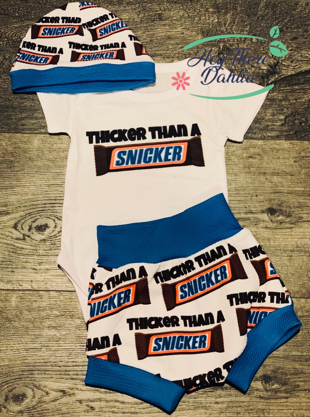 Thicker Than A Snicker Baby Boy Outfit Snicker Baby Summer - Etsy UK