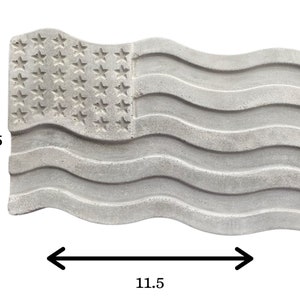 American Flag Garden Stone-stepping Stone-american Decor-garden Decor ...