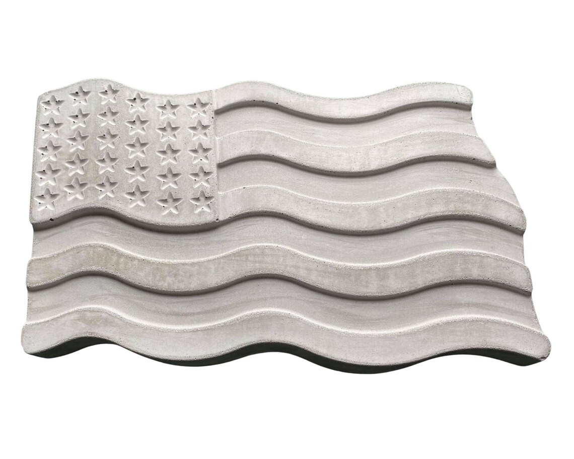 American Flag Garden Stone-Stepping Stone-American | Etsy