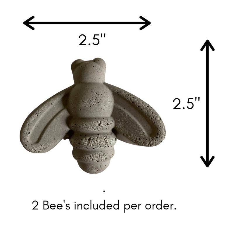 Cement Bumble Bee Garden Stones, Bee Yard Art (set of 2) - Etsy