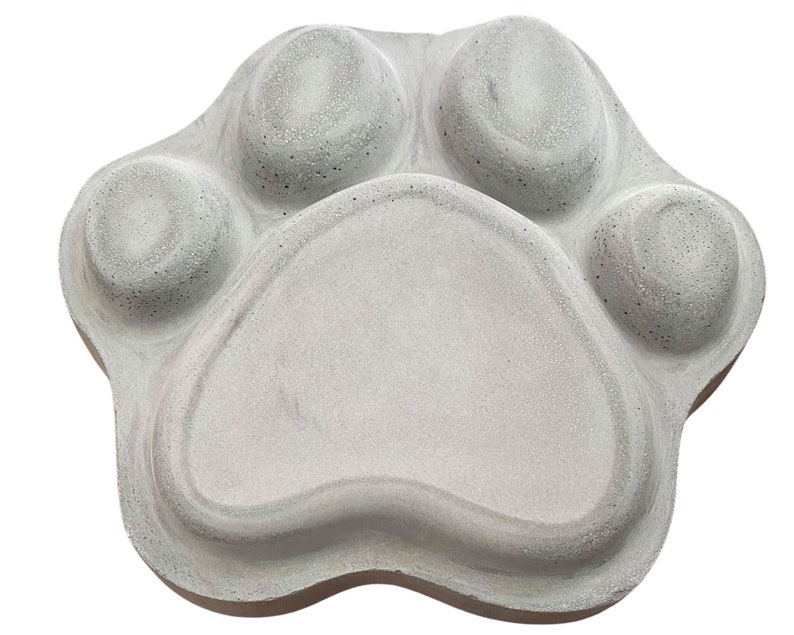 Paw Print Garden Stone-stepping Stone-paw Print Stepping Stone-garden ...