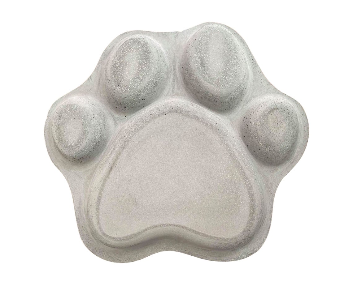 Paw Print Garden Stone-Stepping Stone-Paw Print Stepping | Etsy