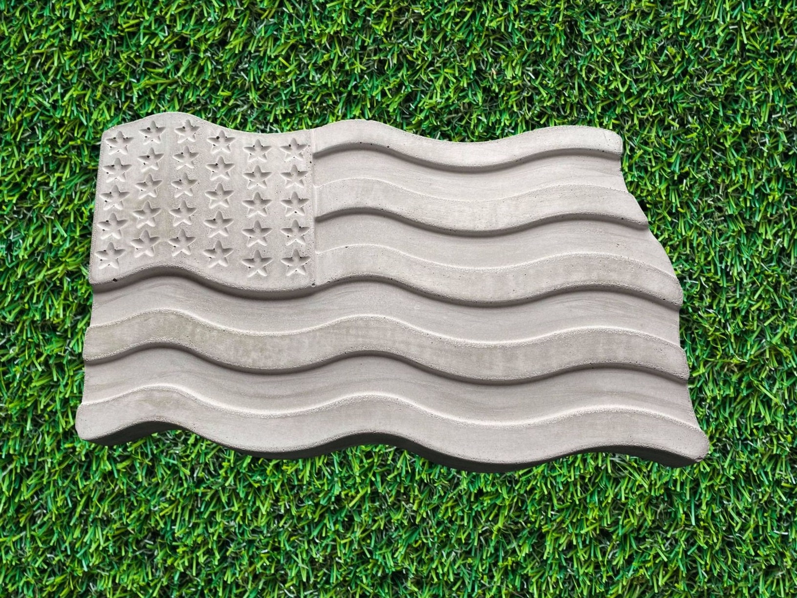 American Flag Garden Stone-Stepping Stone-American Decor-Garden Decor ...