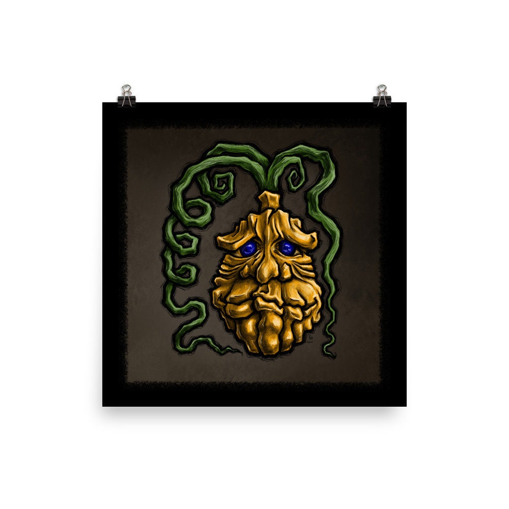 Content Grumpkin Poster Prints Digital Prints Art & Collectibles etna ...