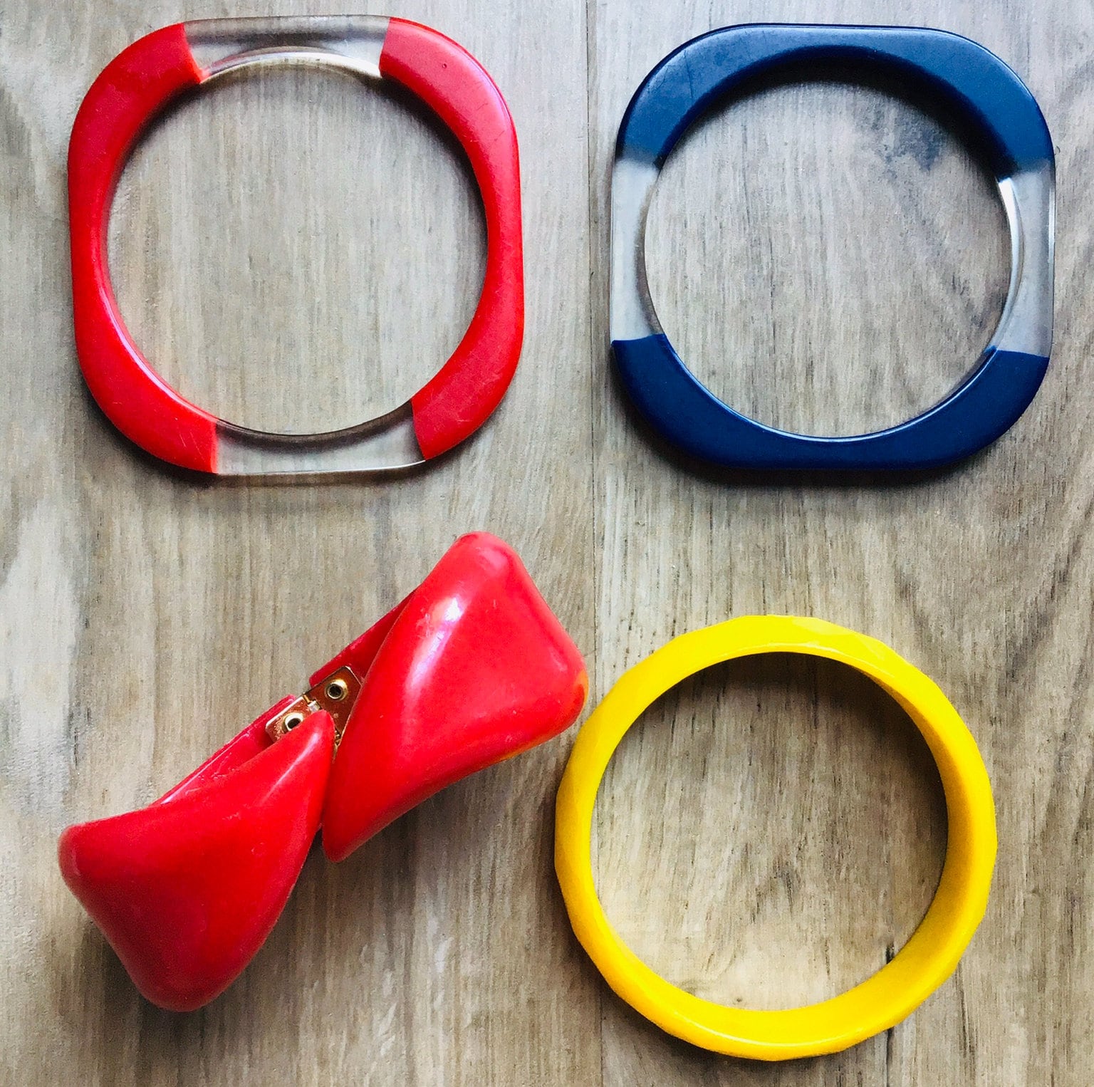 Vintage Plastic Bracelets