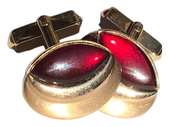 Retro Cuff Links, Classic Mid Century Vintage Design,… - Gem