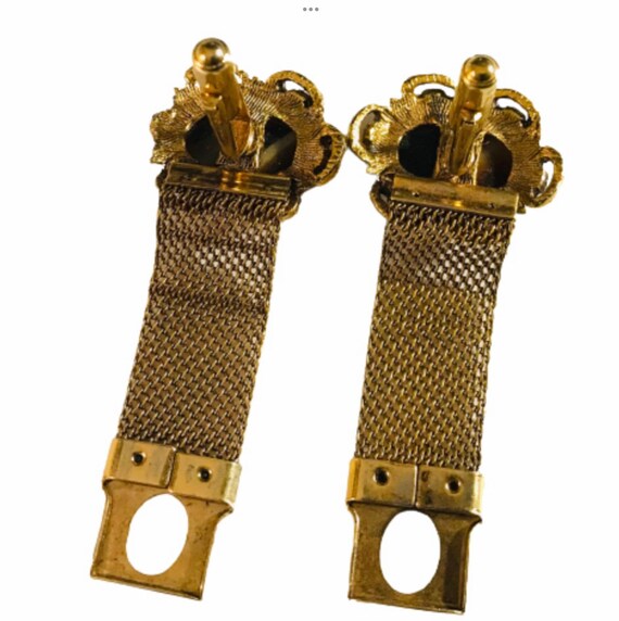 Mod 60s 70s Excutive Style Vintage Cufflinks Cuff Lin… - Gem